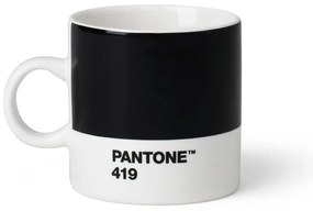Černý keramický hrnek na espresso 120 ml Espresso Black 419 – Pantone