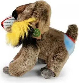 RAPPA Plyšová opice mandril 28 cm / ECO-FRIENDLY / od 0 měsíců