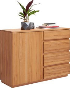 XXXLutz KOMODA, jádrový buk, barvy buku, 120/89,2/41 cm Linea Natura - Široké komody - 002730000405