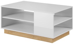 Laski Konferenční stolek Arco Barva: Bílý/Dub Gradson/Bílý lesk