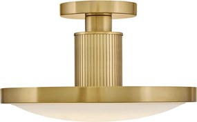 Stropní LED světlo Elstead Kieran 32W mosaz 36 cm
