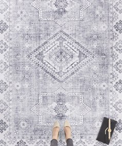 Nouristan - Hanse Home koberce Kusový koberec Asmar 104011 Graphite/Grey - 200x290 cm