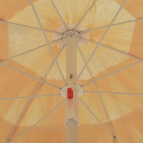 Plážový slunečník v havajském stylu 180 cm přírodní - Default Title