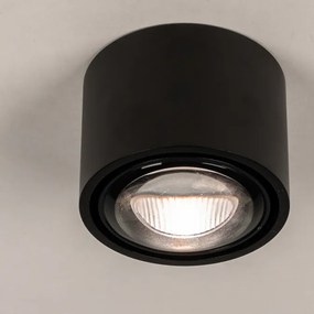 Stropní koupelnové LED svítidlo Focus Black IP54