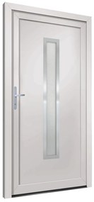 Vchodové dveře bílé 88 x 200 cm PVC,  3187885