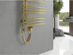 Mexen Neptun, elektrické topné těleso 900 x 500 mm, 300 W, zlatá lesklá, W101-0900-500-2300-50