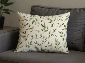 Bavlněný povlak na polštář OLIVE 50x70 cm, zelený