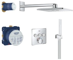 Grohe Grohtherm SmartControl - Sprchový systém s hlavovou sprchou Rainshower 310 SmartActive Cube, chrom 34706000