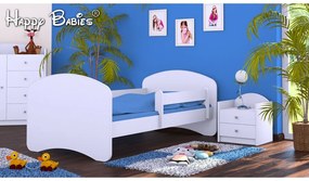 Dětská postel bez obrázku 160 x 80 cm bílá
