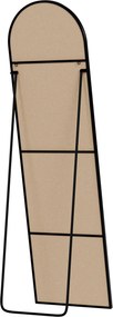 Zrcadlo Moline 140x40 cm – černá-matt