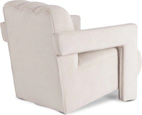 Designové křeslo Bender krémové