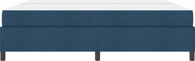 Postel s boxspringem Modrá 200 x 200 cm textil 3398891