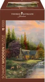 SCHMIDT Dřevěné puzzle Sierra Paradise / 1000 dílků / 69,3 x 49,3 cm