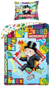 HALANTEX Povlečení Monopoly Bavlna, 140/200, 70/90 cm