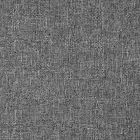 Otočná lenoška na podlahu světle šedá textil 336574