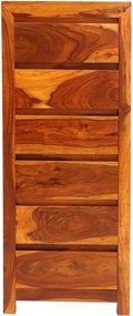 Indický nábytek - Komoda Gani 60x150x45 z indického masivu palisandr Světle medová