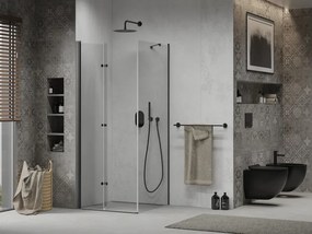 Mexen Lima sprchový kout 90x90cm, čiré sklo, černý rám, 856-090-090-70-00