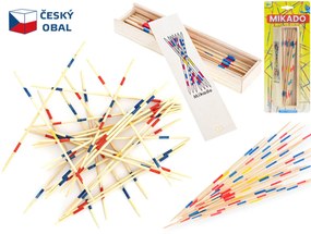 _Ostatní 1_ DŘEVO Hra mikádo set 31 tyčinek v krabičce *DŘEVĚNÉ HRAČKY* 97706