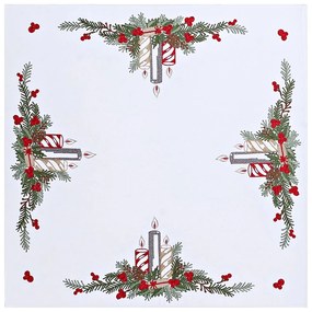Weltbild Vánoční ubrus Svícen, 85 x 85 cm
