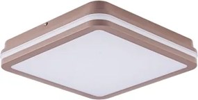 Brilagi -LED Venkovní stropní svítidlo BENE LED/24W/230V 26x26 cm hnědá IP54