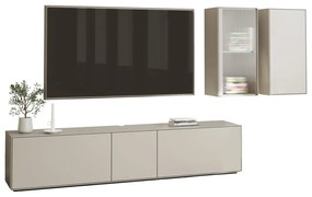 Světle šedá TV sestava 226x46 cm Edge by Hammel – Hammel Furniture