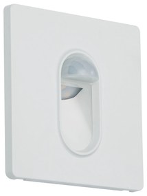 Paulmann 92923 Wand, zápustné svítidlo do KU68 se senzorem, 1×1,1 W LED, bílý plast, 230V, 7,8x7,8cm