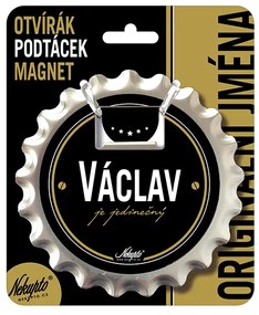 V.I.P. Otvírák na pivo, podtácek se jménem VÁCLAV V.I.P.