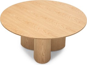 Kulatý konferenční stolek Torino 100 cm dub přírodní