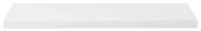 vidaXL Plovoucí nástěnná police 90 x 23,5 x 3,8 cm MDF [323754] Barva: šedá s vysokým leskem