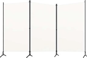 vidaXL 3dílný paraván 260 x 180 cm [320734] Barva: Bílá