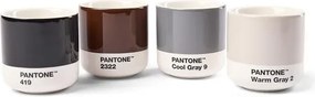 Sada pantone macchiato hrnek set 4 ks - warm gray, cool gray, brown, black