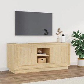 TV skříňka dub sonoma 102 x 35 x 45 cm kompozitní dřevo