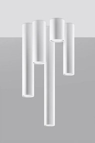 Stropní svítidlo SOLLUX Lagos 20 GU10 1x40W bez zdroje ocel bílá SL.0997