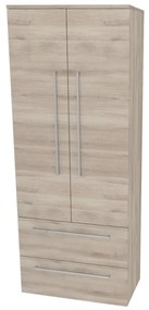 Mereo Mereo, Bino, koupelnová skříňka vysoká 163 cm, dvojitá, Multidecor, CN699DKRS