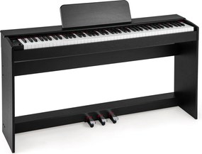 Costway Digitální piano s 88 kladívkovými klávesami, černé