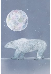 Print aquarelle "Polární medvěd" - 300 x 450 mm