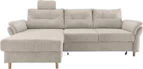 XXXLutz ROHOVÁ SEDAČKA, textil, béžová Livetastic - Sedací soupravy - 002310012728