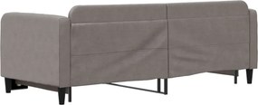 Válenda s přistýlkou taupe 80 x 200 cm textil 3196814