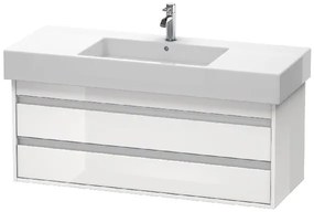 Duravit Ketho - Umyvadlová skříňka 480x1200x455 mm, 2 zásuvky, lesklá bílá KT664202222