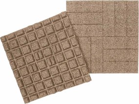 Gumová dlaždice ASLON Design 50 x 50 cm, písková