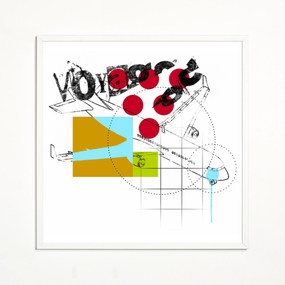 Jakub Hýnar | Voyage Rám: Bílý, Velikost: 60 x 60 cm