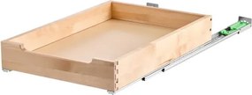Organizér výsuvné skříňky Výsuvná police s měkkým zavíráním Dřevěná zásuvka 43,2 cm