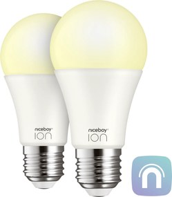 Žárovky Niceboy ION SmartBulb AMBIENT 9W, E27, 2 ks