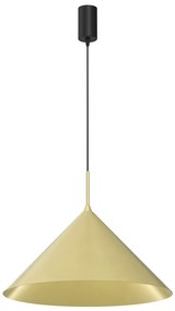 Závěsné svítidlo Capital, 1x zlaté kovové stínítko, (fi 46cm), b