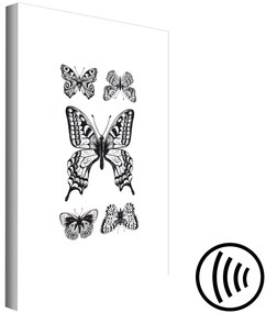 Obraz Pět motýlů (1 díl) svisle