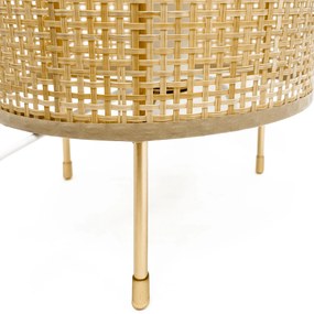 Toolight, noční lampa ve štýlu BOHO 19x31 cm GB2N21, hnědá, OSW-02800