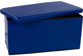 STILISTA 6478 Skládací lavice s úložným prostorem - modrá
