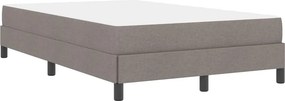 Postel s boxspringem Taupe 120 x 190 cm textil 3398476