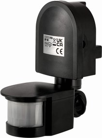 ECOLIGHT Infračervený pohybový senzor IP44 300W černý