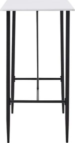 Barový stůl bílý 120 x 60 x 110 cm MDF 281547